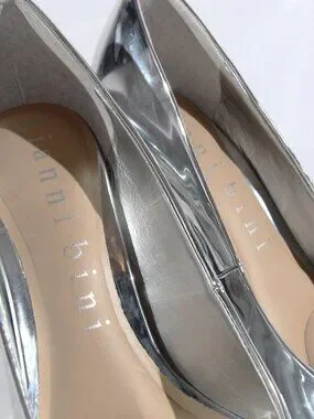 Gianni Bini | Shoes | Nwot Gianni Bini Pamalaa Silver Mirror Wedge With ...